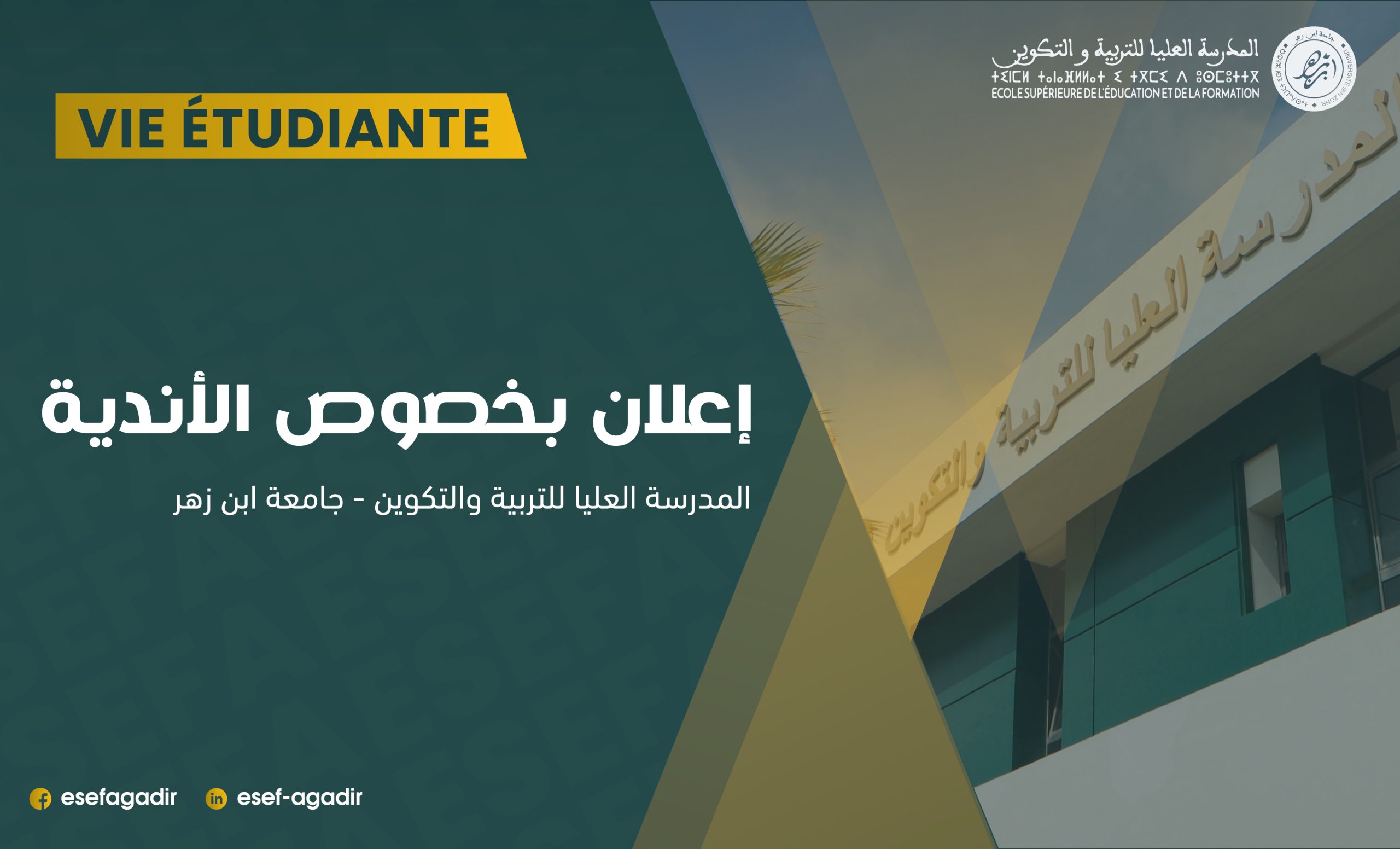 Master Ingénierie pédagogique et didactique des sciences – ESEFA